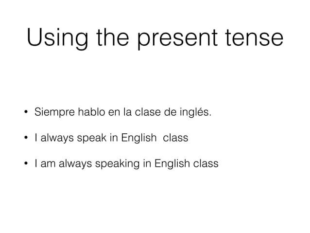 Present progressive | PPT