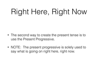 Present progressive | PDF
