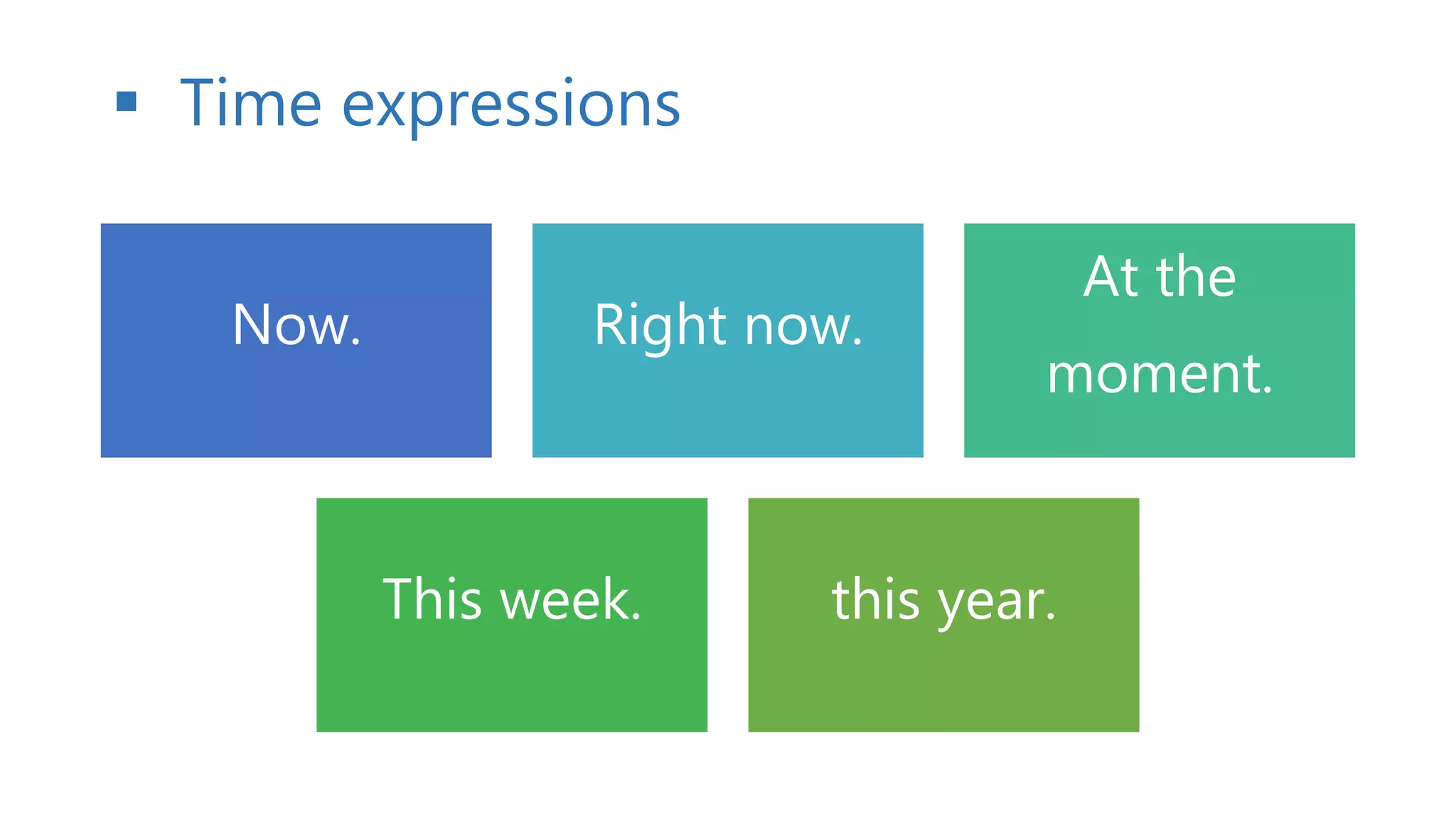 Present progressive | PPT