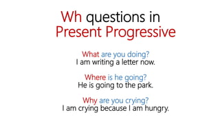 Present progressive | PPT