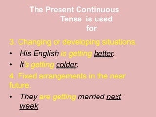 Present progressive or present continuous | PPT