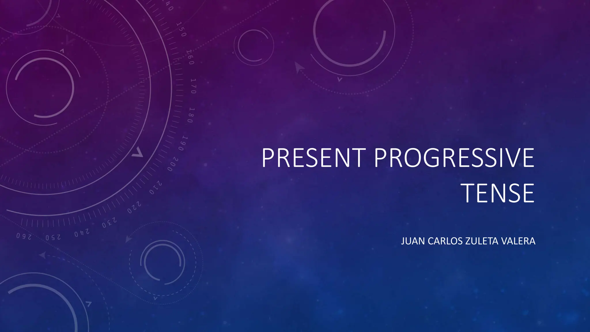 present progressive tense rules and sent | PPT