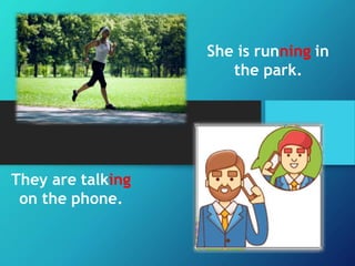 PRESENT PROGRESSIVE - cuarto año de secundaria | PPTX