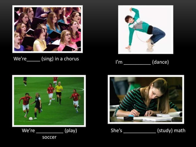 Present progressive activity | PPT