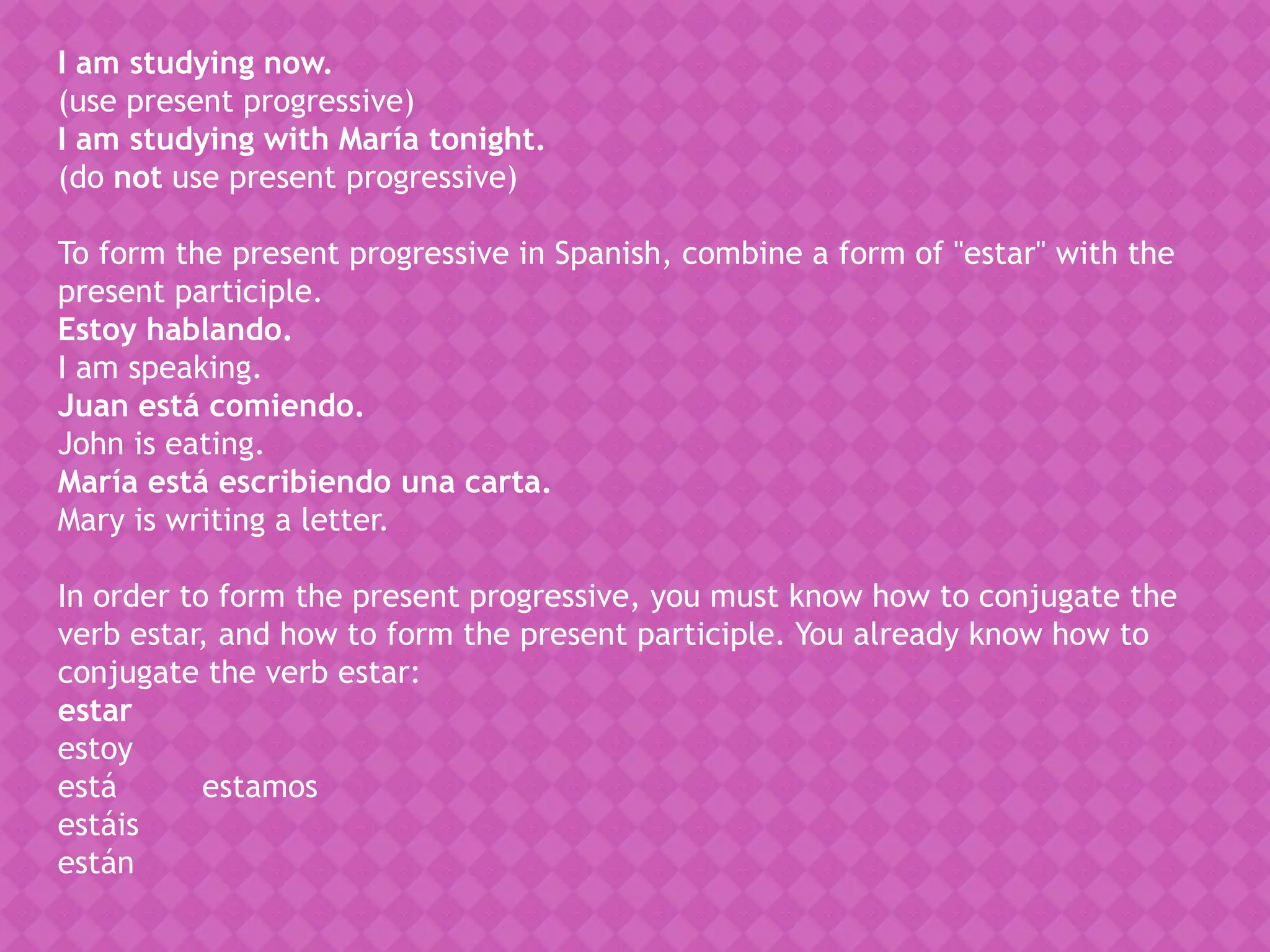 Present progressive jessika | PPTX