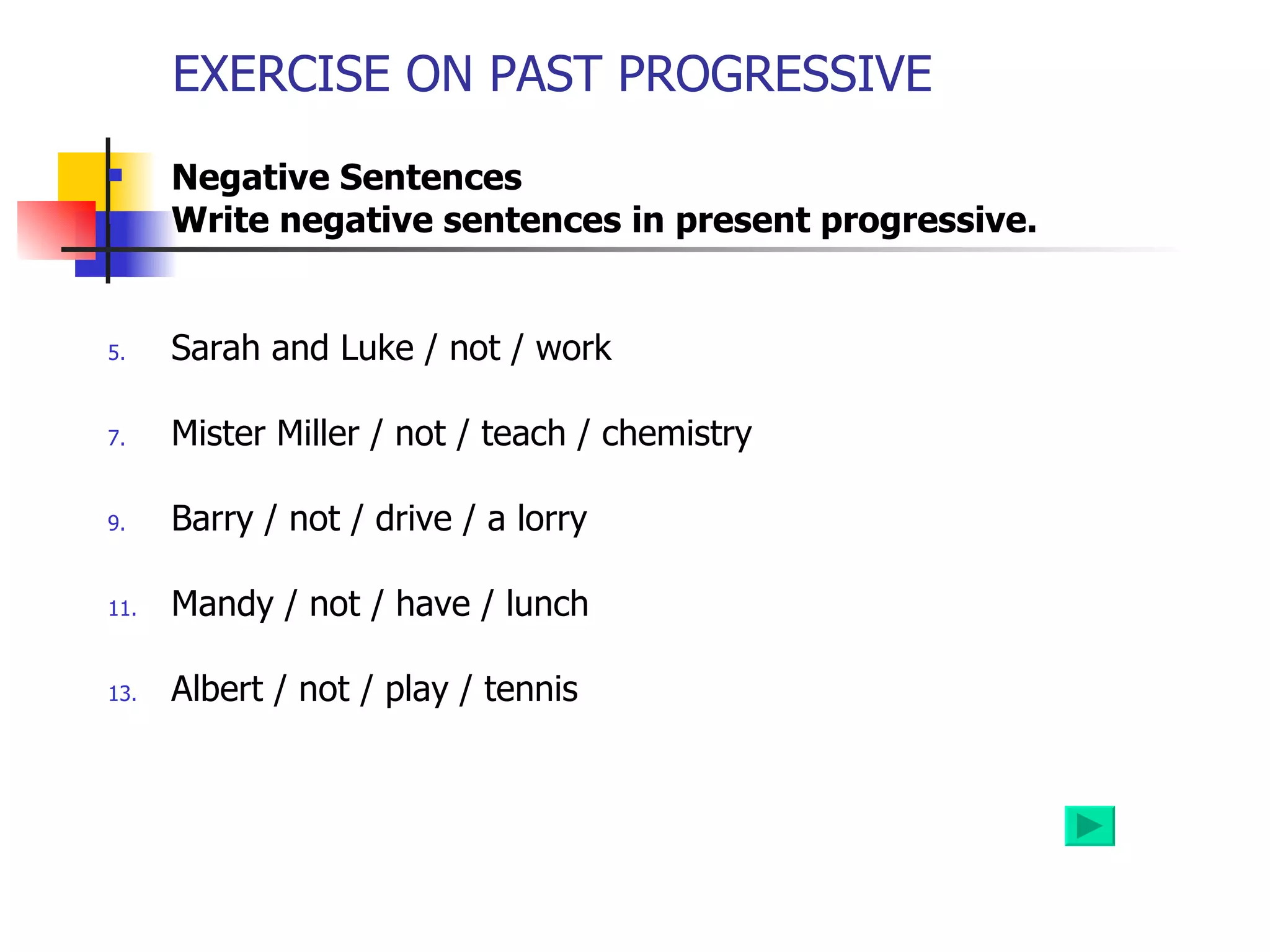 Present Progressive Presentation | PPT