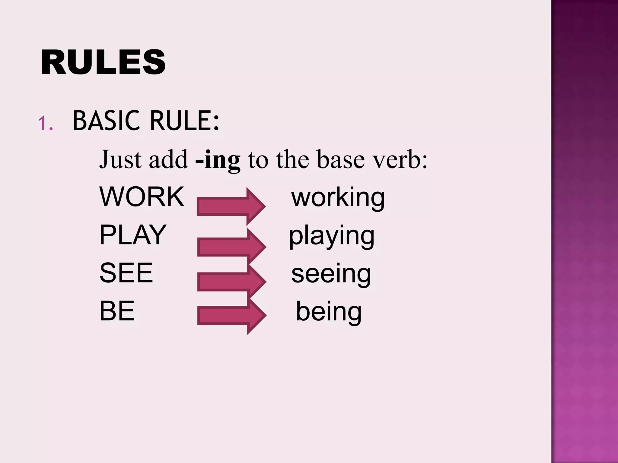 Present progressive questions 3º | PPTX
