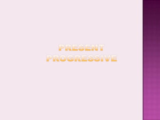Present progressive questions 3º | PPTX