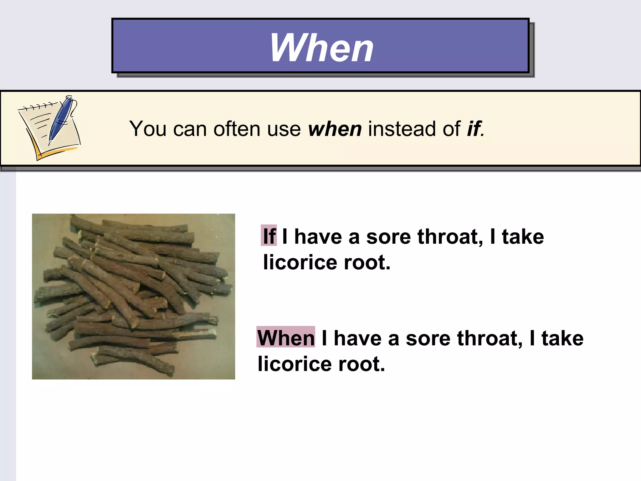 English Present real conditionals | PPS