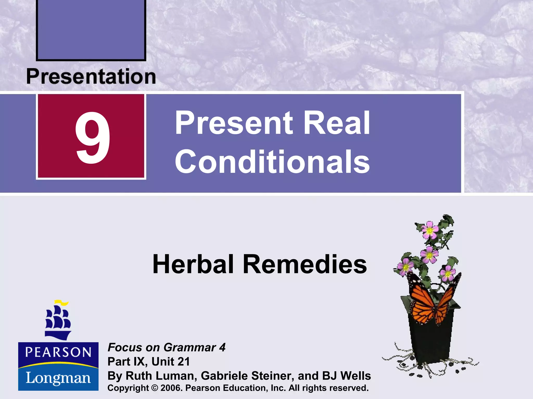 Present real conditionals | PPS