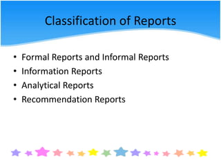 Report writing | PPTX