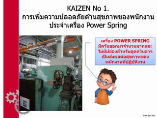 Kaizen machine | PPTX