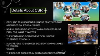 Present Scenario of CSR in Bangladesh | PPTX