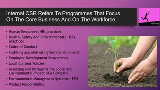 Present Scenario of CSR in Bangladesh | PPTX