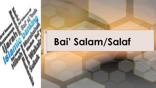 bai al salam and istisna | PPTX