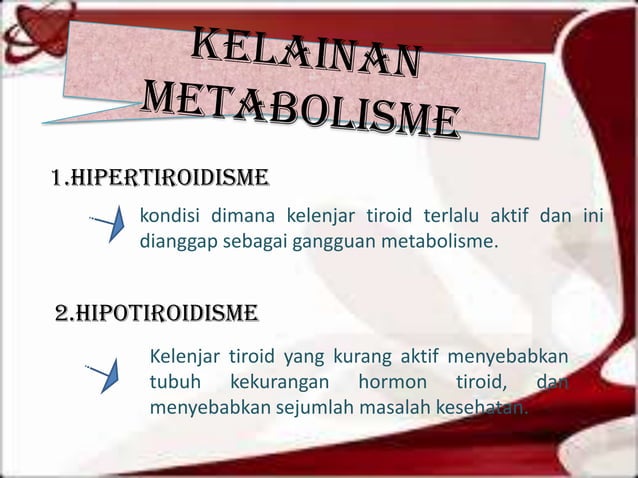 Metabolisme tubuh manusia | PPTX