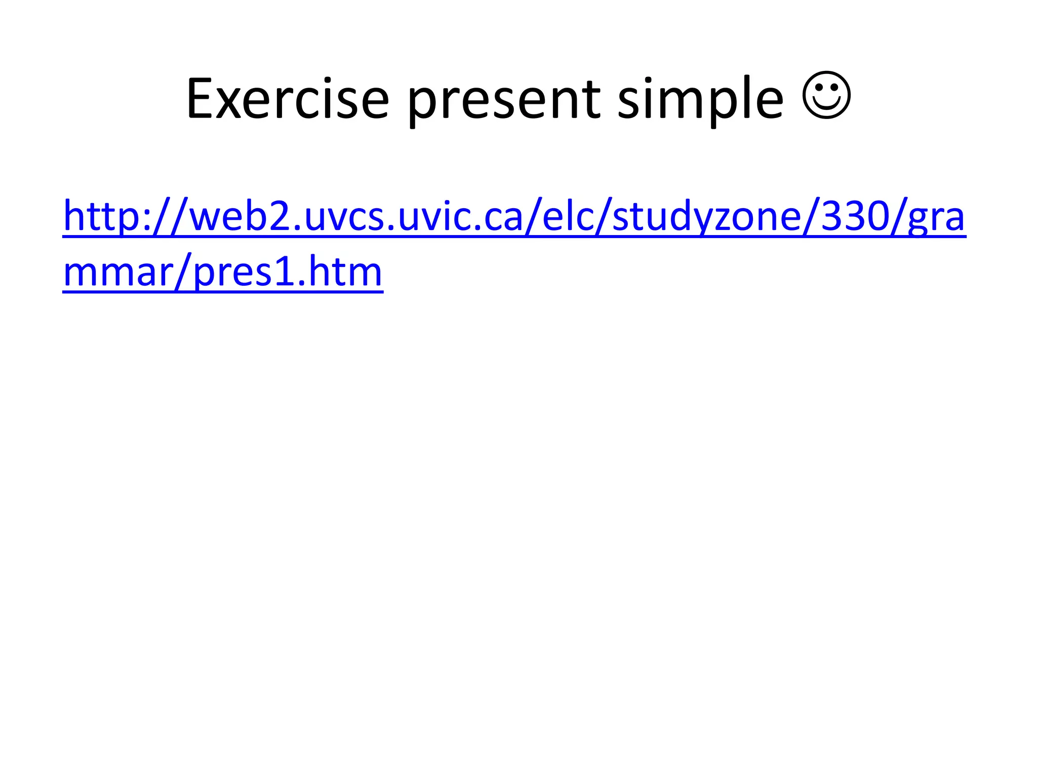 Present simple | PPTX