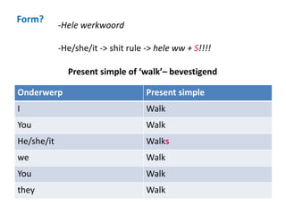 Present simple | PPTX