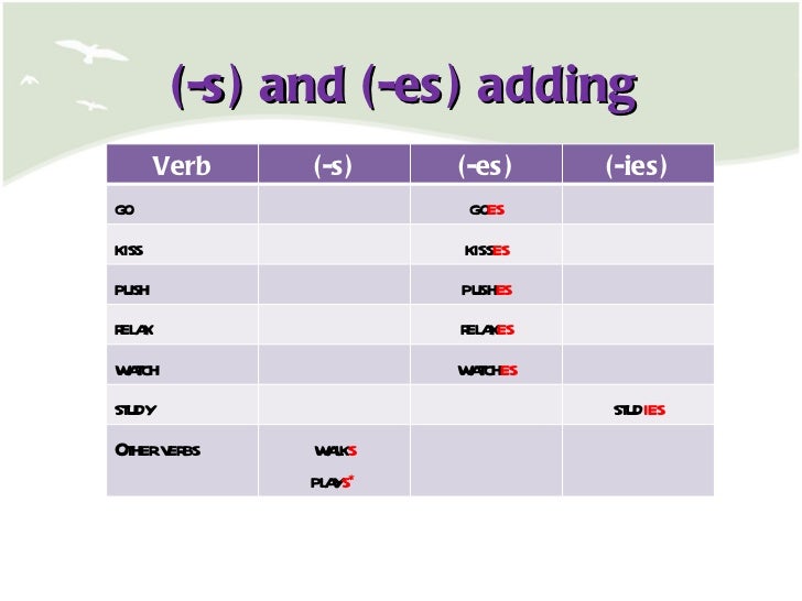Present simple tense