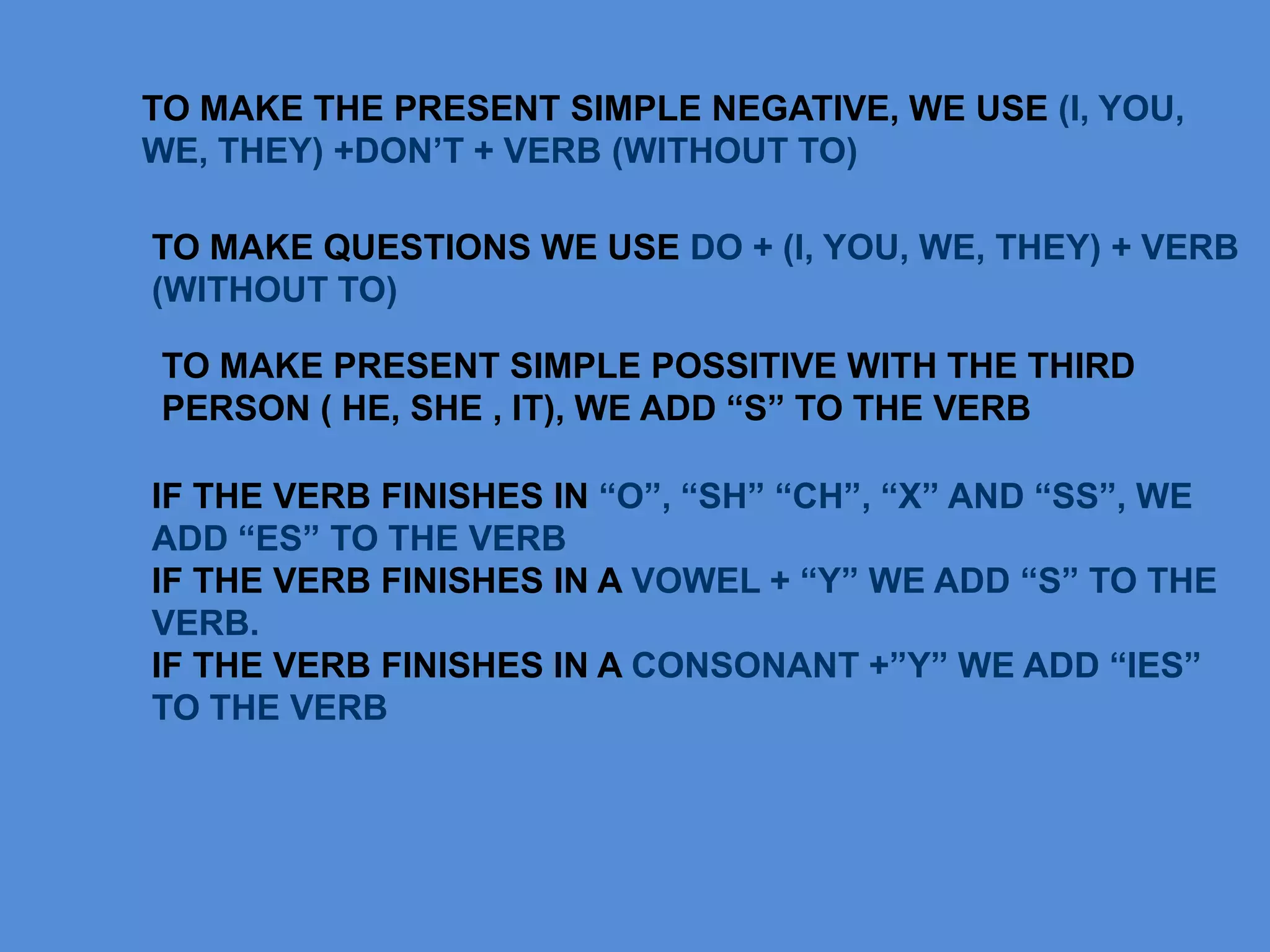 Present simple | PPTX