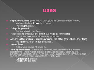 Present simple | PPTX