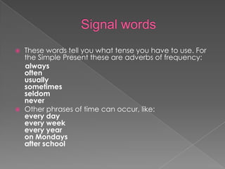 Present simple | PPTX