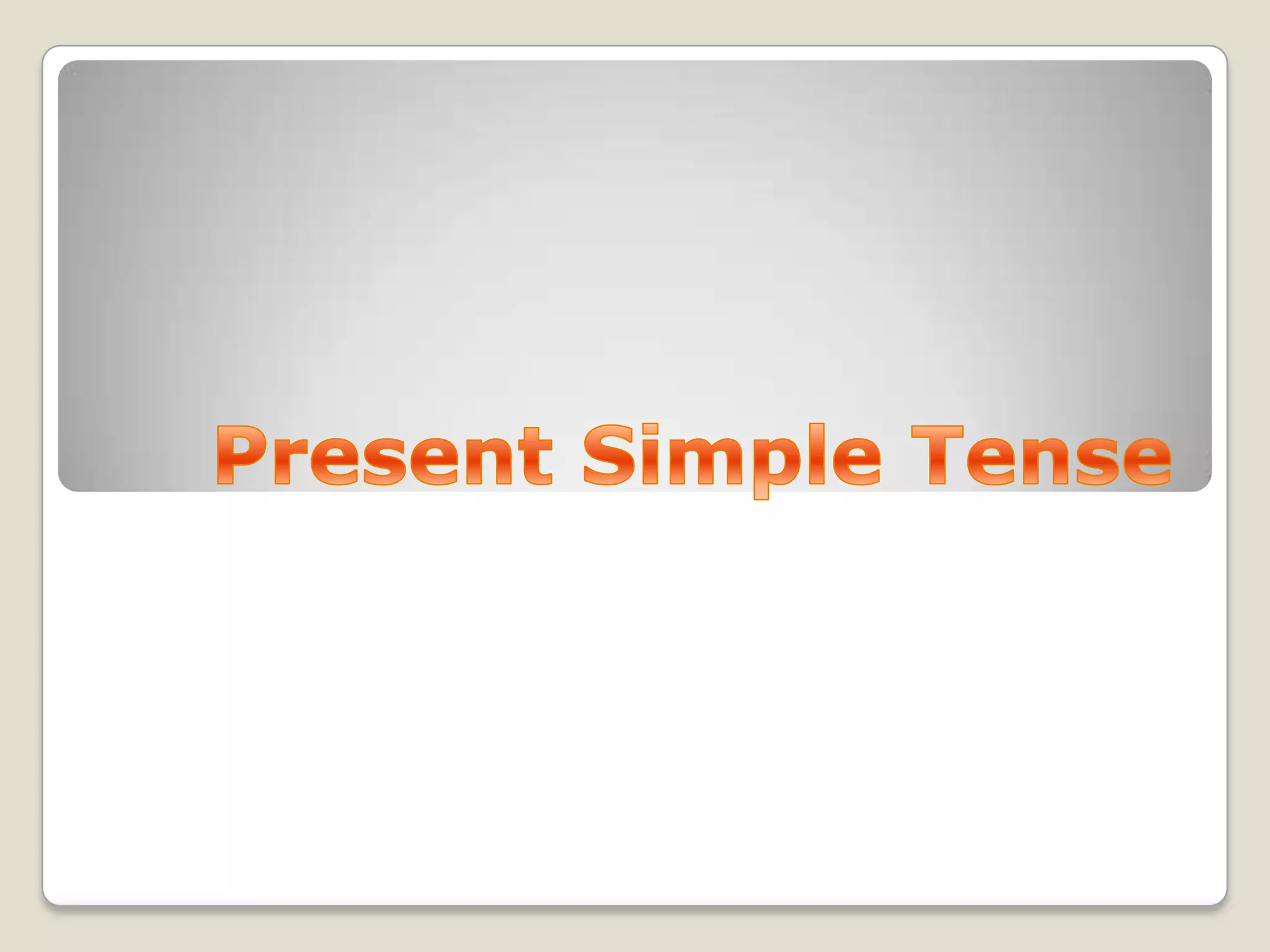 Present simple | PPT