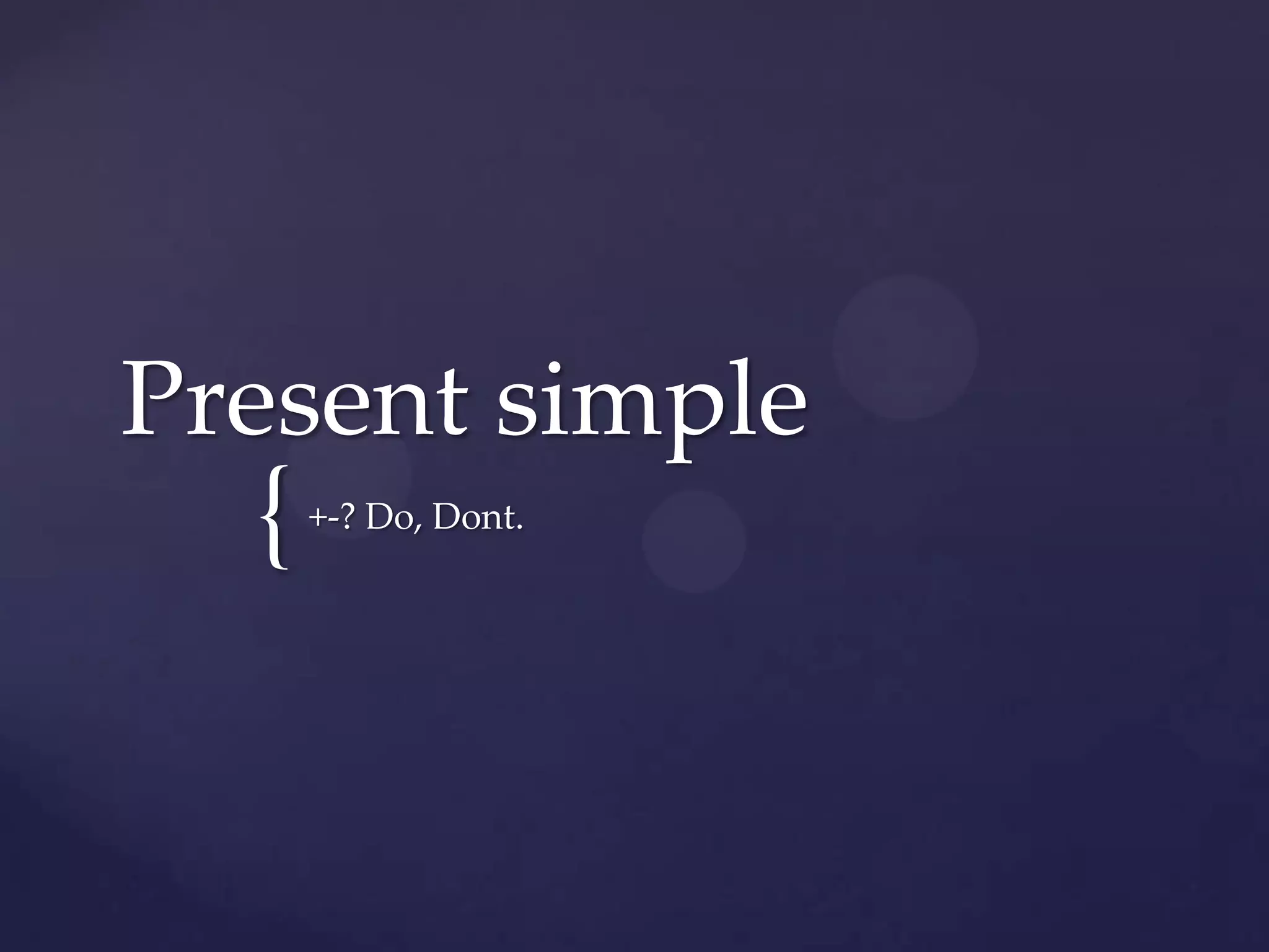 Present simple | PPT