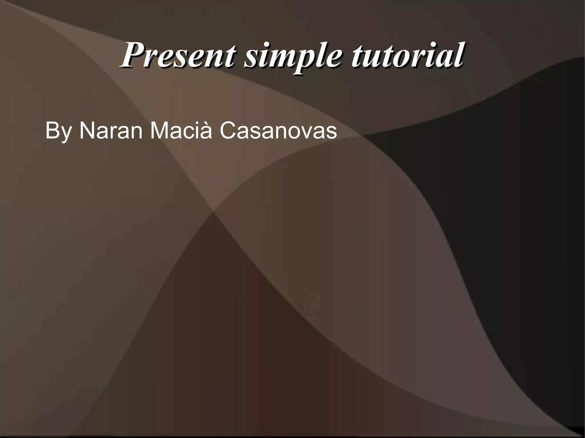 Present simple | PPT