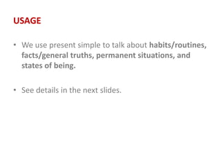 Present simple | PPTX