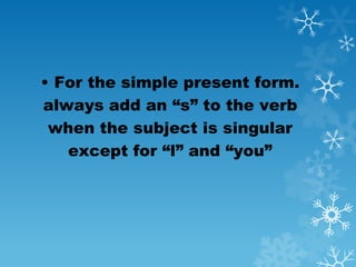 Present simple | PPTX