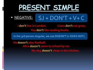Present simple | PPTX