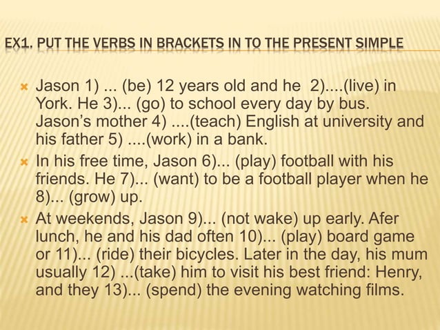 Present simple | PPT