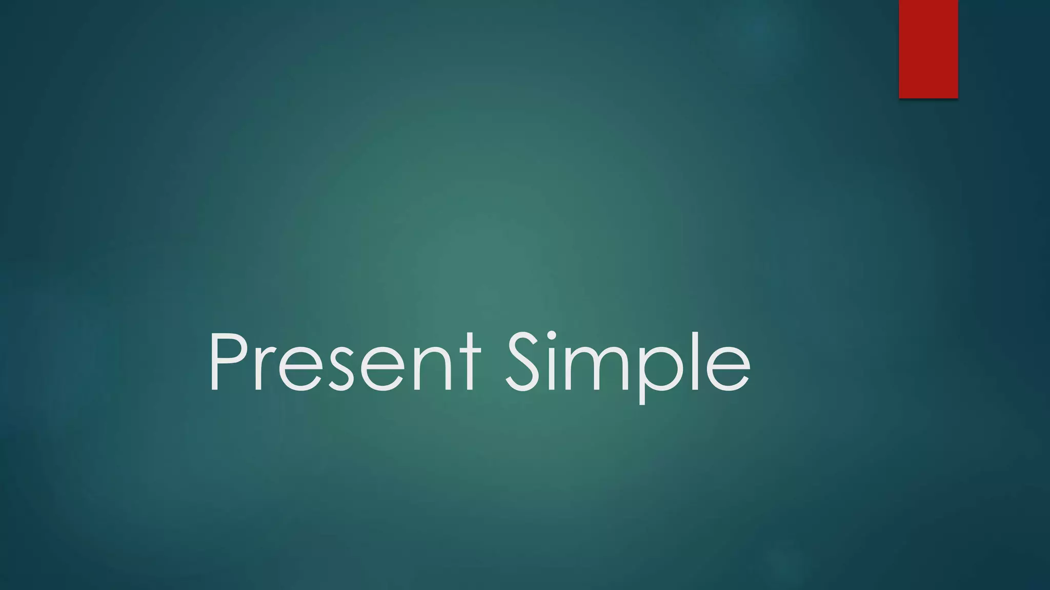 Present simple | PPTX