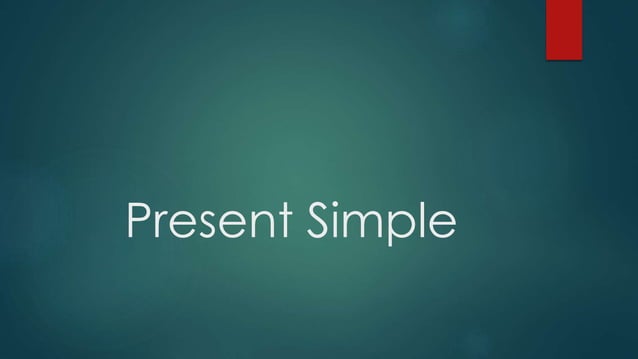 Present simple | PPT