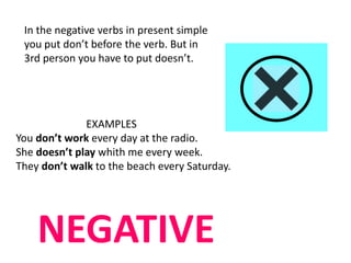 Present simple | PPTX