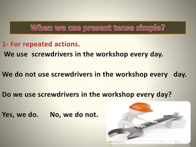 Present simple Technical Sentences | PPTX