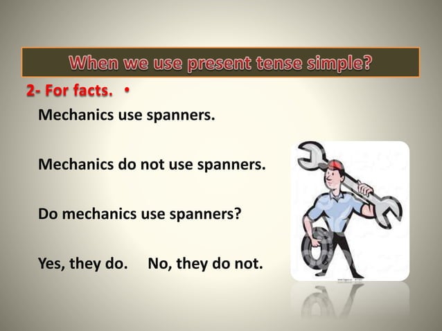 Present simple Technical Sentences | PPTX