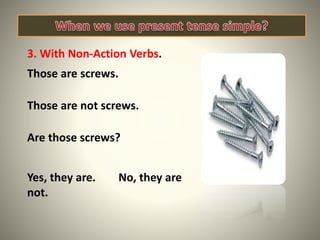 Present simple Technical Sentences | PPTX