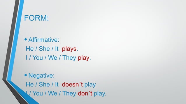 Present simple | ODP