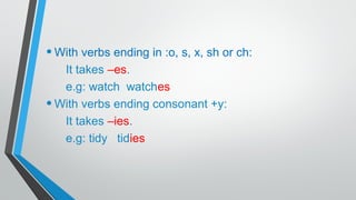 Present simple | ODP