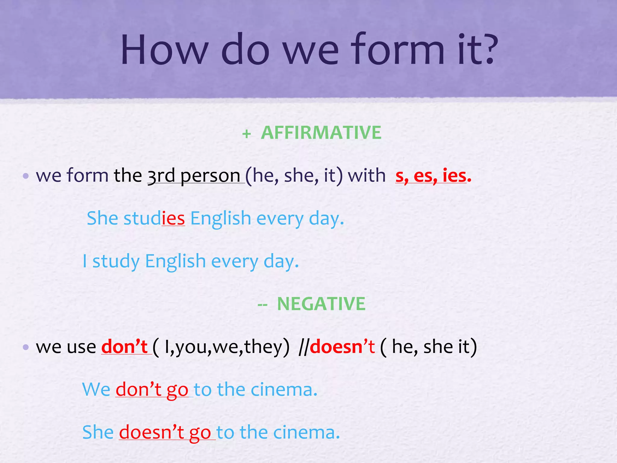 Present simple | PPT