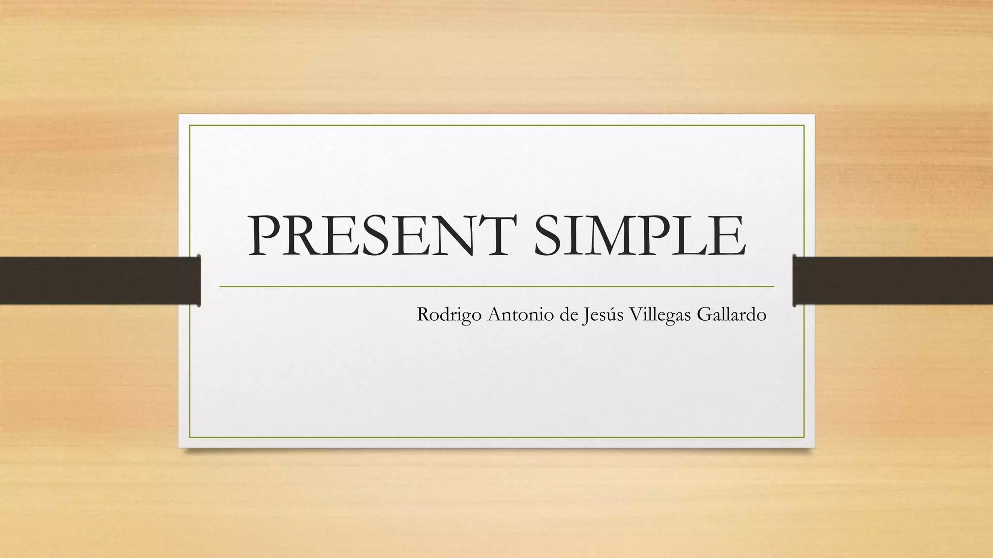 Present simple | PPT