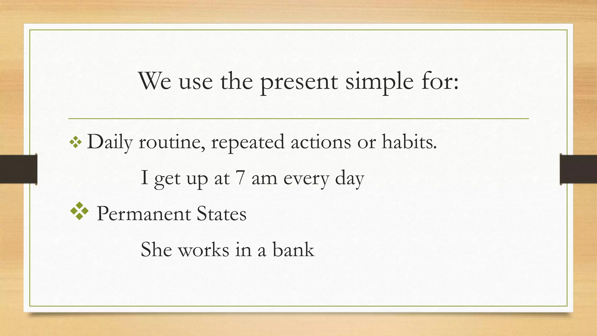 Present simple | PPT