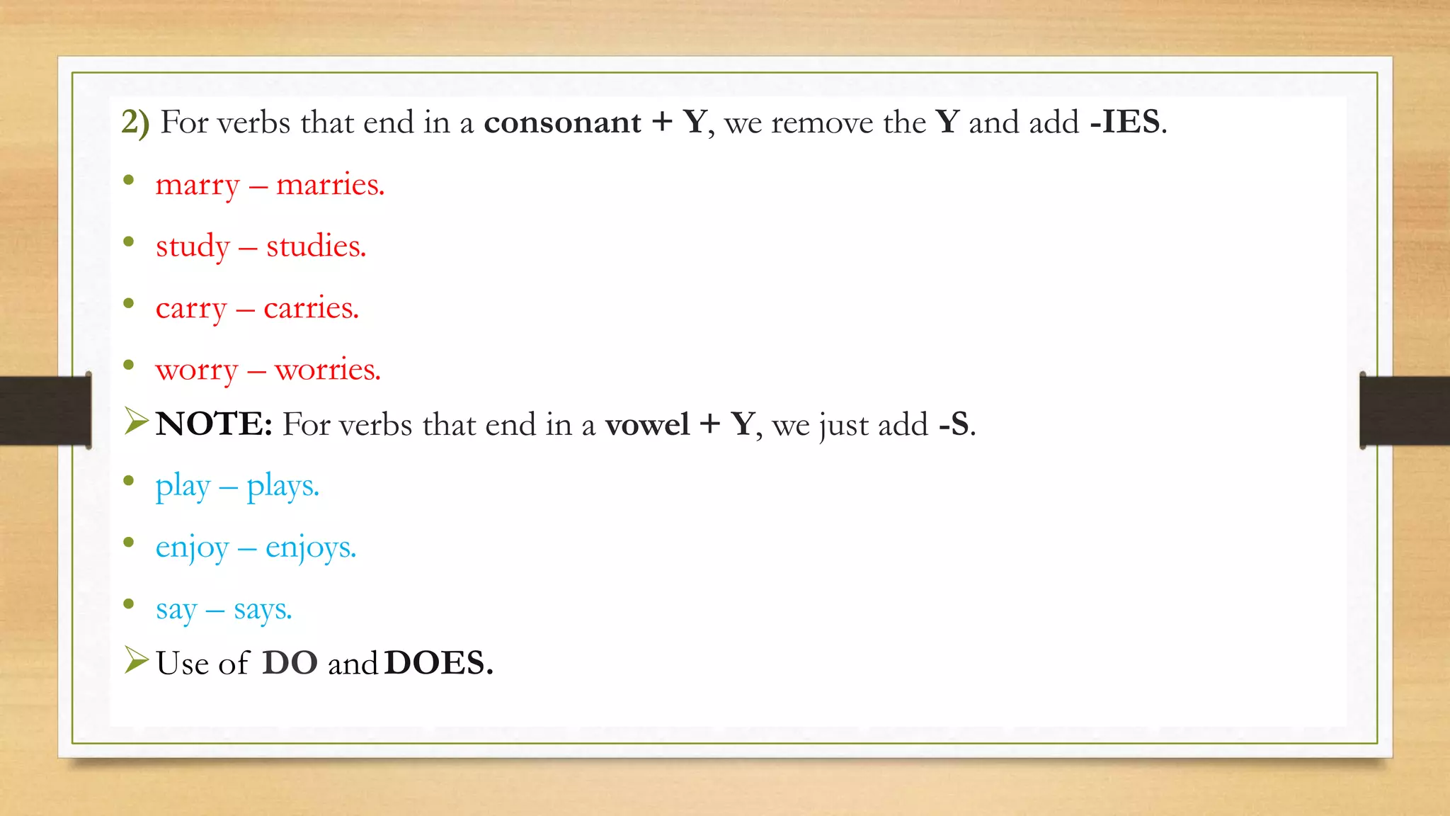 Present Simple Tense | PPTX