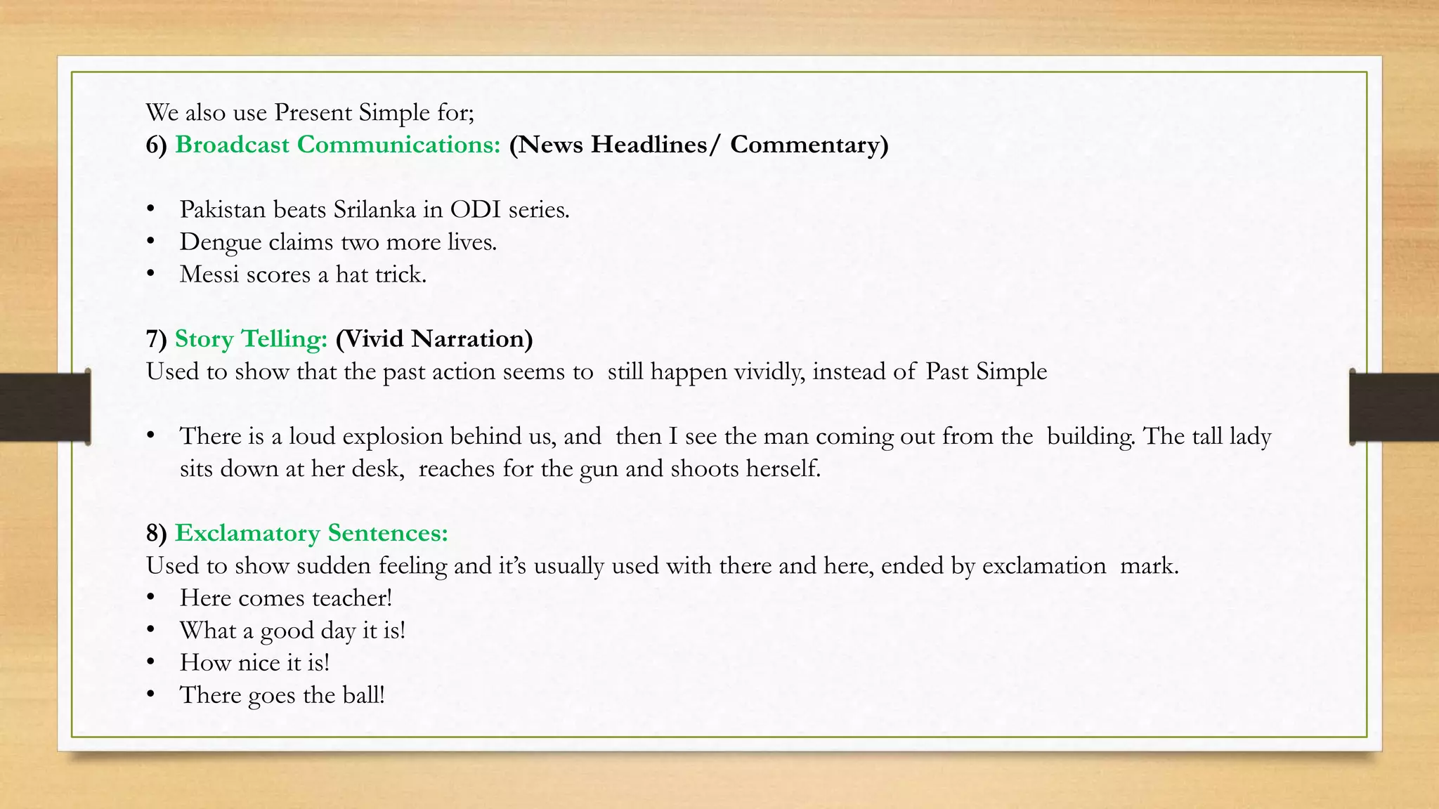 Present Simple Tense | PPTX