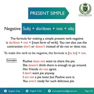 Present Simple | PDF