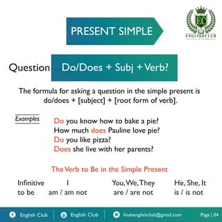 Present Simple | PDF