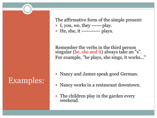 Present simple | PPT