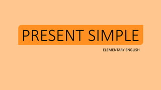 Present simple | PPTX